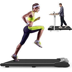 FLIMDER Under Desk Treadmill, Walking Pad for Home/Office, 2.5HP Portable Walking Treadmill, Electric Treadmill with Remote Control, 265 lbs Weight Capacity (Black)