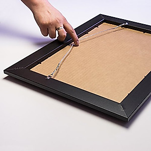 Craig Frames FM26DKW 16 by 20-Inch Picture Frame, Smooth Wrap Finish, 1.26-Inch Wide, Dark Brown