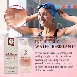 BodyBlendz Body Makeup Waterproof Foundation, Leg And Body Makeup Waterproof Foundation Covers Up Scar Blemishes Spots, Foundation With High Coverage, Long-Lasting, Evens Skin Tone (1PC)