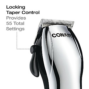 Conair Cordless 22-piece Hair Clipper, Use Corded or Cordless
