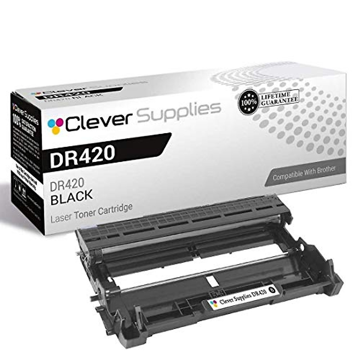 CS Compatible Drum Cartridge Replacement for Brother DR420 DR-420 Black MFC-7240 7860DW 7460DN 7365DN HL-2275DW 2132 2220 2242D 2230D 2280DW DCP-2240D 2270DW 7065DN Intellifax 2840 2940