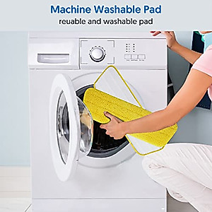 Spray Mops Heads Pads Compatible with Swiffer PowerMop - MEXERRIS Floor Mop Heads Replacement Microfiber Mop Pads Refills Reusable Mop Pads Compatible with Swiffer Power Mop All Spray Wet Mops, 7 Pcs