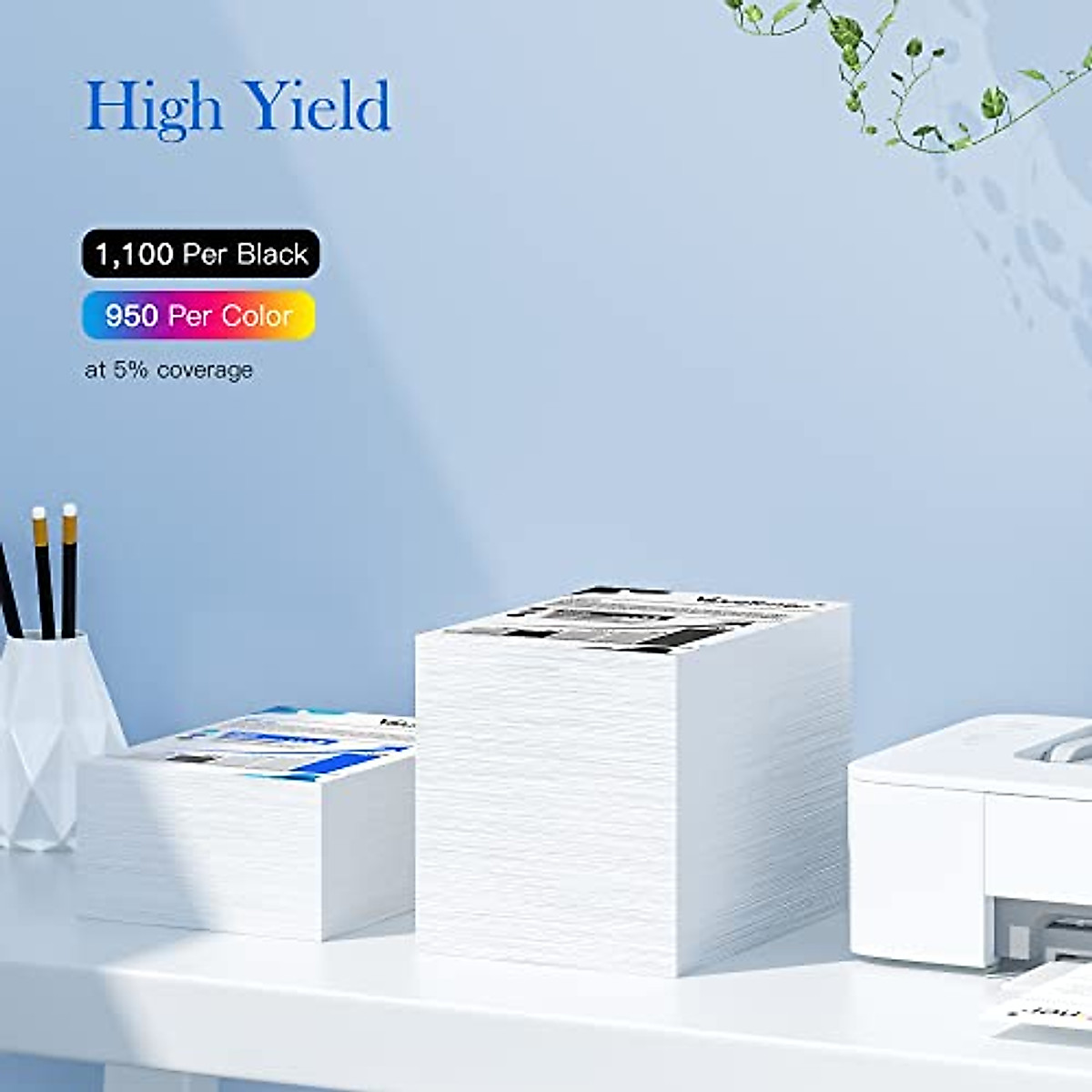 Valuetoner Remanufactured 702 XL T702 702XL T702XL Ink Cartridge Replacement for Epson 702 XL for Workforce Pro WF-3733 WF-3720 WF-3730 Printer (1 Large Black, 1 Cyan, 1 Magenta, 1 Yellow, 4 Pack)