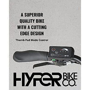 Hyper E-Ride Electric Bike, 36 Volt Battery, 700C Wheels, Blue