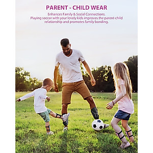 Shin Guards Soccer Kids Youth, CE Certified Airsfish Shin Pads Protection Gear for 2-18 Years Old Boys Girls Teenagers High Impact Resistant Breathable Comfortable 1 Pair 4 Sizes (XX-Small, Pink)