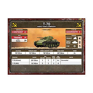 Flames of War Late War: Soviet T-70 Tank Company (SBX68)