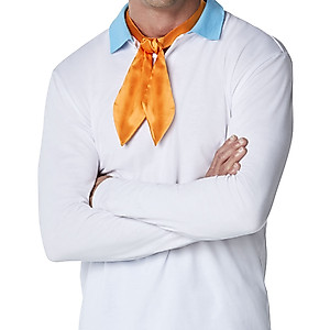 Spirit Halloween Scooby-Doo Adult Fred Costume | Officially Licensed | Group Costume | Fred Cosplay | Easy Halloween Costume - XL