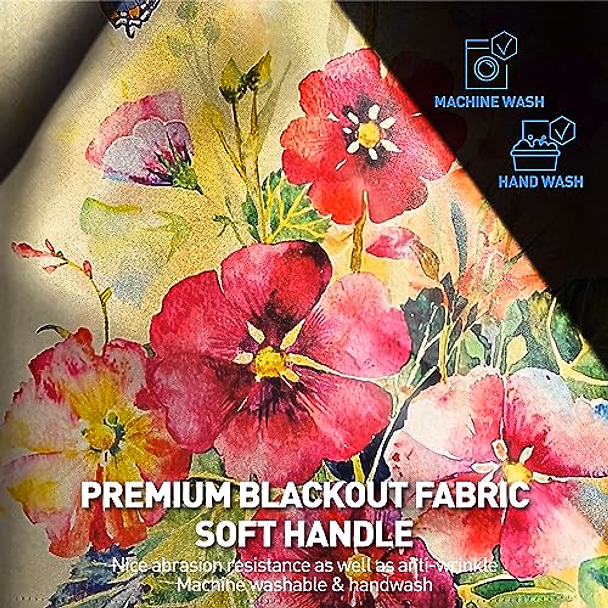 Vigor Home Butterfly Flowers Florals Garden Flag,Blackout 12x18 Inch Double Sided,Vertical Welcome Garden Flags For All Seasons, Outdoor Home Patio Yard Flag Farmhouse Decorations