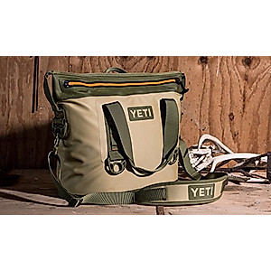 YETI Hopper Two 20 Portable Cooler, Field Tan / Blaze Orange