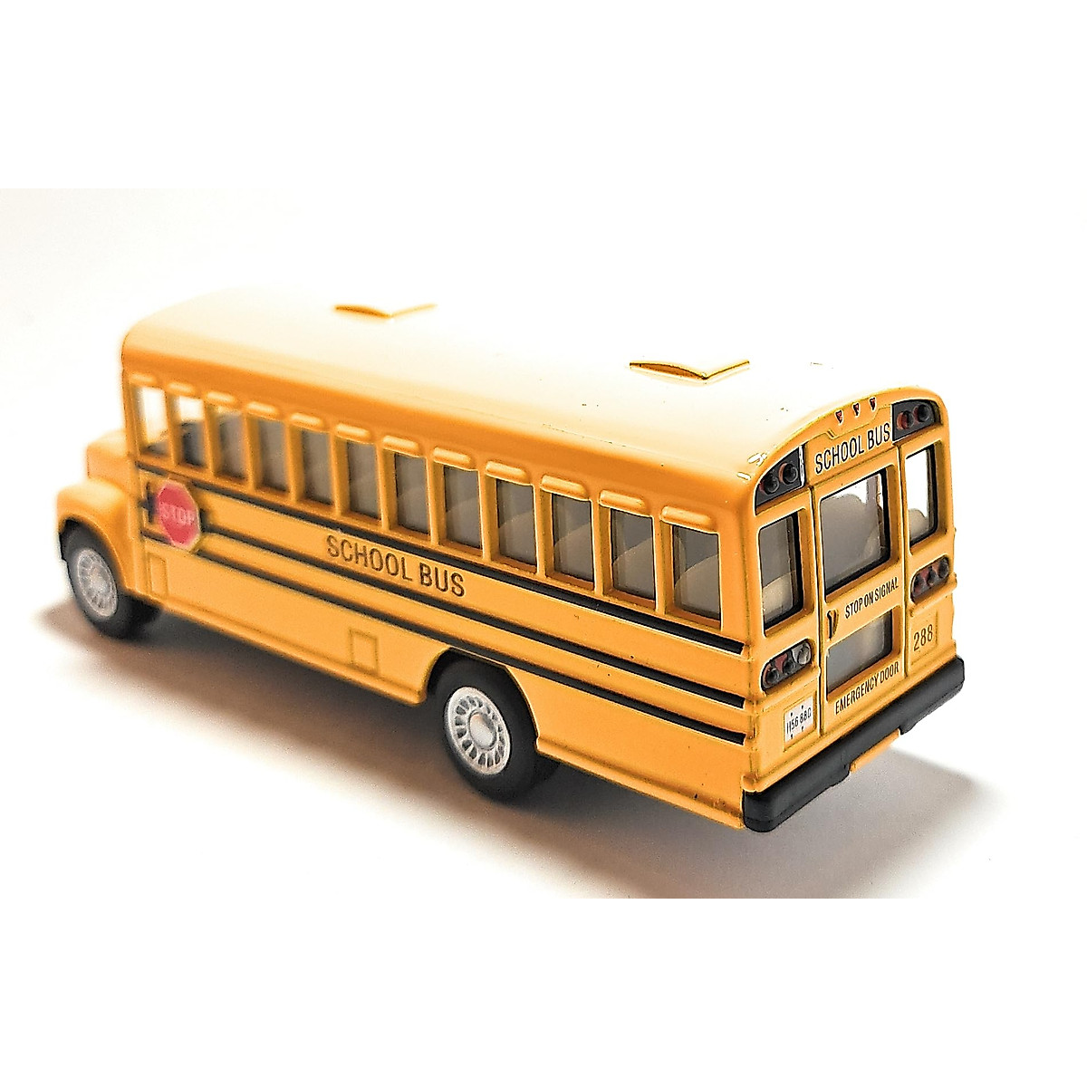 KiNSMART KiNSFUN Yellow School Bus 5" Die Cast Metal Model Toy Car