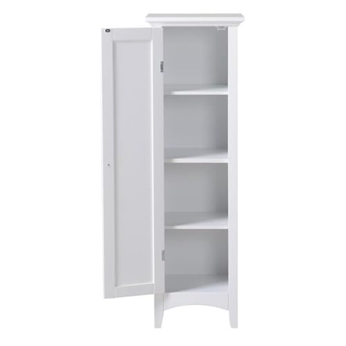 American Furniture Classics 25501 OS Home and Office One Door Tall Storage Pantry, Large, White, 1 Pantry