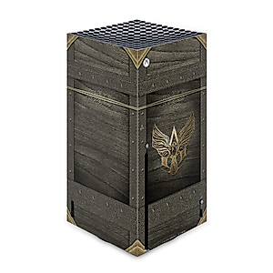 Head Case Designs Officially Licensed Assassin's Creed Wood and Gold Chest Black Flag Graphics Matte Vinyl Sticker Gaming Skin Decal Cover Compatible with Xbox Series X Console