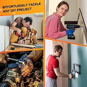 Gifts for Men Super Universal Socket - Tool Stocking Stuffers for Men 7-19mm Socket Wrench Set with Power Drill Adapter, Unique Christmas Birthday Gifts for Dad Husband Him Cool Stuff Gadgets for Men