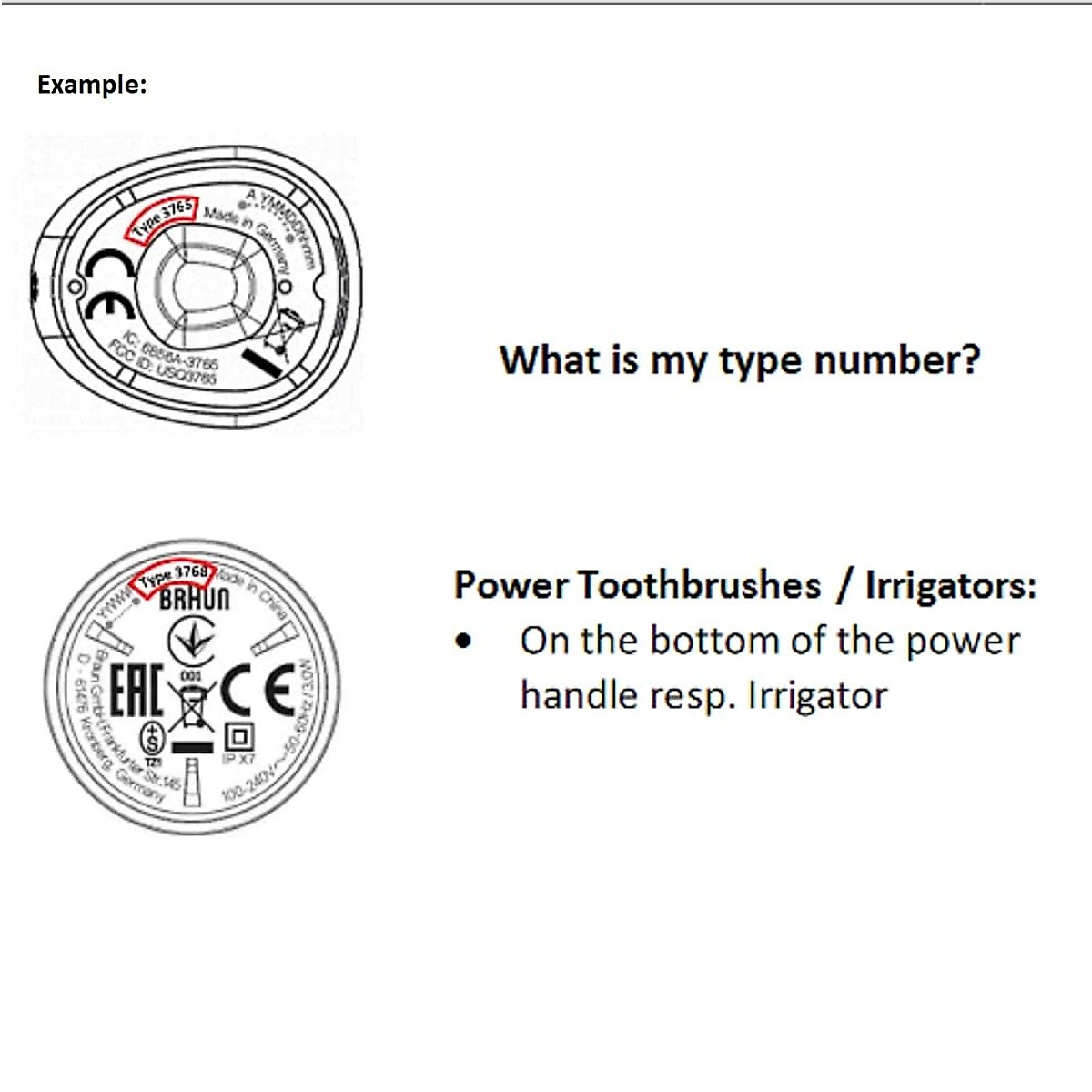 Braun Oral B Genius X D706 Black 6 Mode Replacement Handle