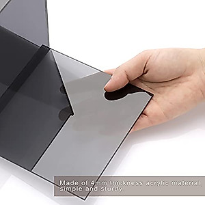 ELLDOO Coffee Pod Holder with Lid for Nespresso Capsules Vertuoline OriginalLine, Clear Black Acrylic Dispenser,Tea Bag Organizer Sugar Storage Holder Coffee Bar Accessoriesx, Small