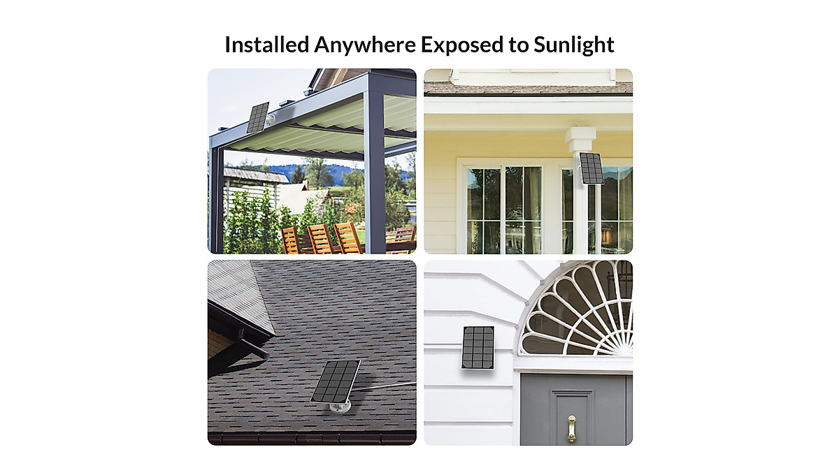 NETVUE USB Solar Panel for Sentry Plus - Continuous Power