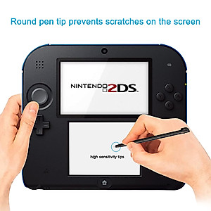 2DS Stylus Pen, Xahpower Replacement Stylus Compatible with Nintendo 2DS, 4 in 1 Combo Touch Styli Pen Set Multi Color for 2DS