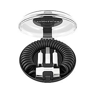 VONMÄHLEN Allroundo All-in-One 6-in-1 Charging Cable with 5 Ports - Micro USB, USB-C - for Mobile Phones and Mobile Devices - Compatible with iPhone, Samsung, Huawei, etc - Black