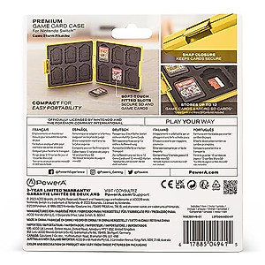 PowerA Premium Game Card Case for Nintendo Switch - Camo Storm Pikachu