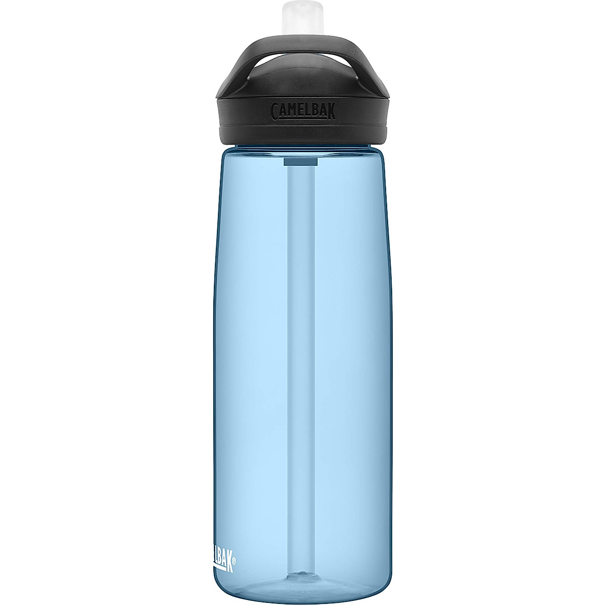 CamelBak eddy+ Water Bottle with Tritan Renew – Straw Top 25oz, True Blue