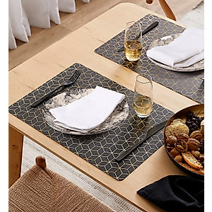 Palisa Cloth Dinner Napkins with Hemstitched Detailing & Mitered Corners Set of 4 (18x18 Inches) White - Cotton Reusable Dinner Napkins - Perfect for Weddings & Everyday Use