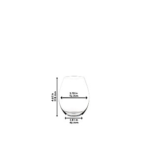 Riedel 00 Collection 004 Tumbler Glasses, Set of 4, Clear