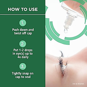 Rohto Cool Relief, Redness Reliever Lubricant Eye Drops, Relieves Redness, Prevents and Protects Further Irritation, Cools and Soothes Red, Dry, Itchy Eyes, Fast-Acting Formula, 0.4 fl oz (Pack of 3)