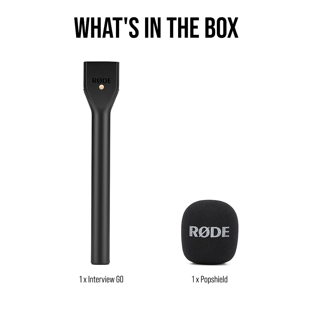 RØDE Interview GO Handheld Adaptor for The Wireless Range, Including Wireless PRO, Wireless GO II, and Wireless ME