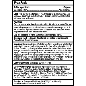 Paula's Choice CLEAR Back & Body Acne Spray, 2% BHA (Salicylic Acid) Treatment for Bacne, Blackheads & Blemishes, 4 Ounce