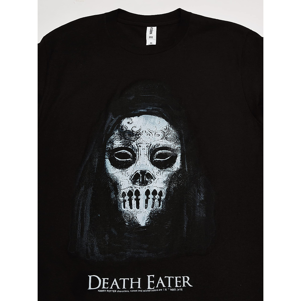 Harry Potter Men's Death Eater Short Sleeve Tee Shirt, Black, Large