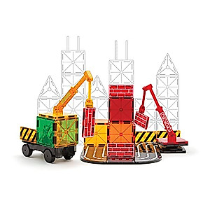 Magna-Tiles Builder Set, The Original Magnetic Building Tiles for Creative Open-Ended Play, Educational Toys for Children Ages 3 Years + (32 Pieces)