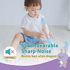 MOOMU Soft Building Blocks, Baby Ages 6 Month Old and up, STEM Montessori Preschool Learning Stacking Block Kit Educational Infant Safe Soft Blocks for Baby Toddlers 1-3 Years 40 PCs