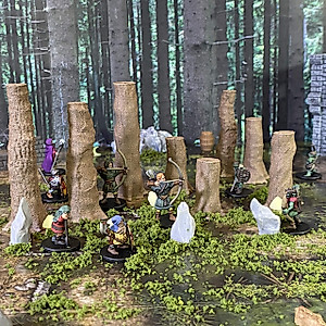 Extruded Gaming Rosewood Trees Set 3