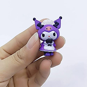 Anime Figure Toys Anime Cake Toppers Cute Room Decor PVC Model Dolls Cute Action Figure Statues (melo-Kuro 5pcs)¡­