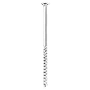 CONNEX KL3246140 Uni-Screws galv. 6,0x140, Silver, 6,0 x 140 mm