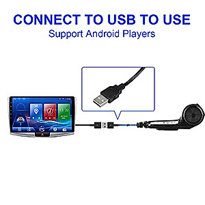 PASASABLE USB Dash Camera Car DVR Night Vision HD 1080P, 140° Wide Angle Road Video Recorder Support ADAS, Loop Recording