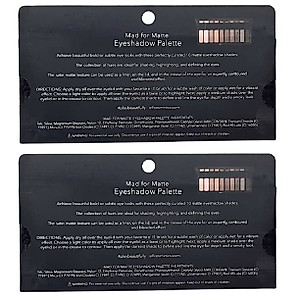 Pack of 2 e.l.f. Eyeshadow Palette, Mad for Matte 83325