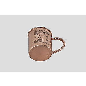 Alchemade 100% Pure Copper 14 Oz Mug with Retro Mule Logo For Moscow Mules, and Other Cocktails - Keeps Drinks Cold Longer - Made to Stay Tarnish Free