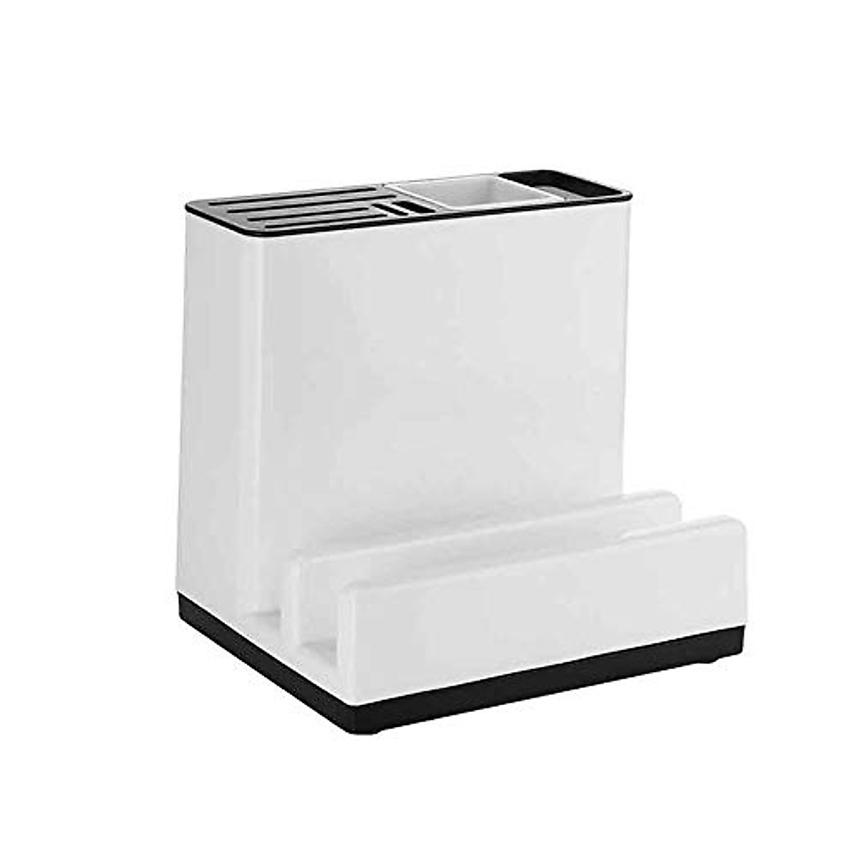 GANFANREN Kitchen Utensil Plastic Scissors Knife Holder Cutting Board Holder Draining Rack Storage Shelf Organizer Chopping Knife Rack