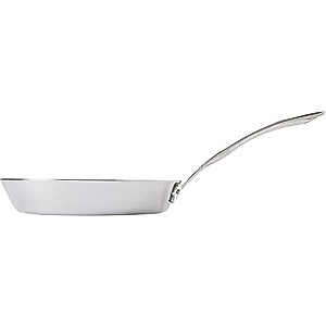 Viking Culinary Contemporary 3-Ply Stainless Steel Nonctick Fry Pan, 10 Inch, Ergonomic Stay-Cool Handle, Dishwasher, Oven Safe, Works on All Cooktops including Induction