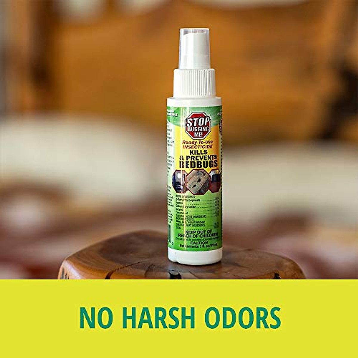 Stop Bugging Me! All-Natural Bed Bug Killer and Repellent Non-Aerosol Trigger Spray- EcoClear Products (16oz)