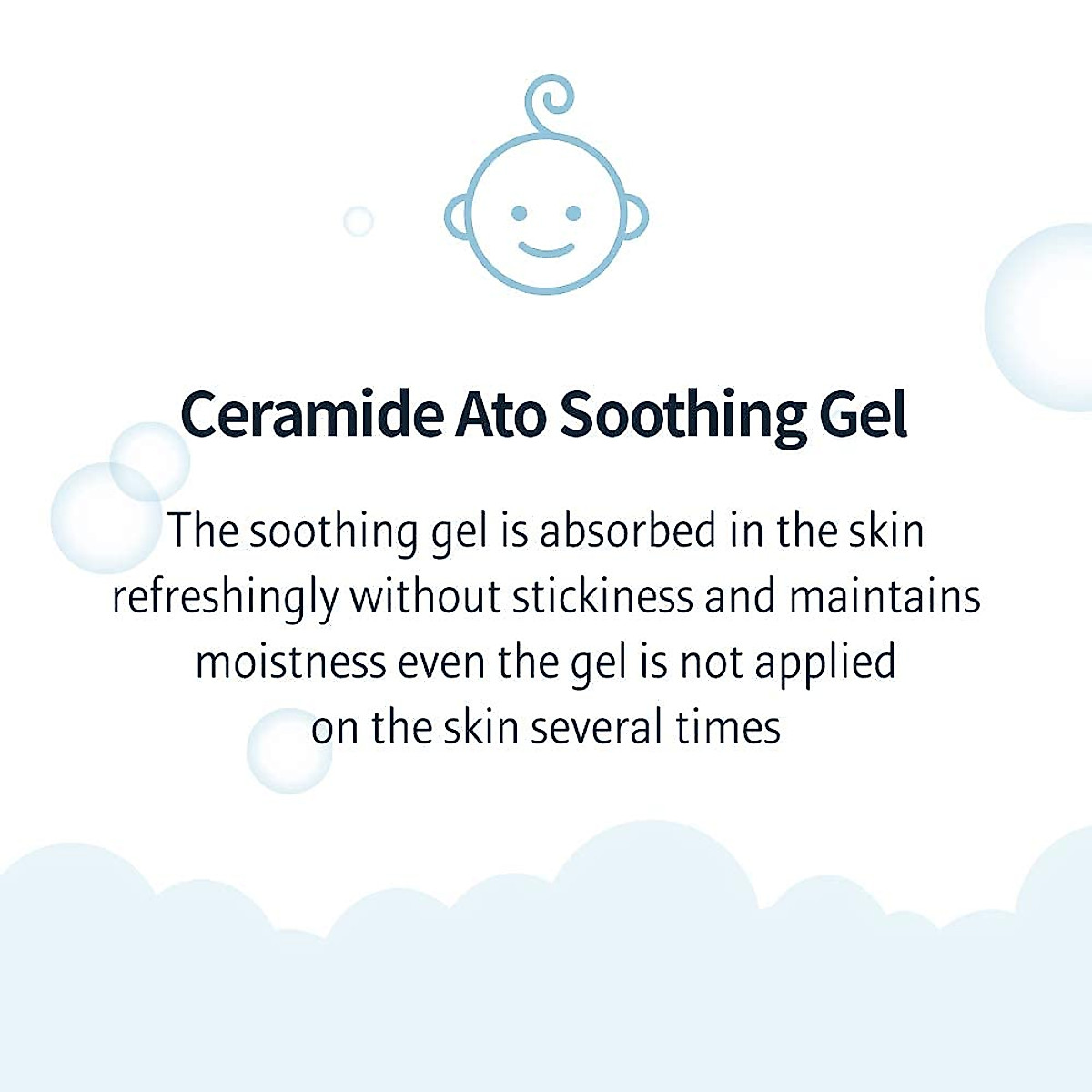 Illiyoon Ceramide Ato Soothing Gel 175ml(5.91oz) | High Moisturizing Cooling Gel Lotion for Tired and Dry Skin