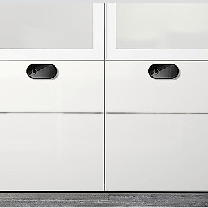 Drawer Fingerprint Password Lock Biometric Electronic Cabinet Access Control Keypad Lock Smart Locks, Touchscreen Keypad, Auto Lock for Homes and Hotel (for Drawers Single Door