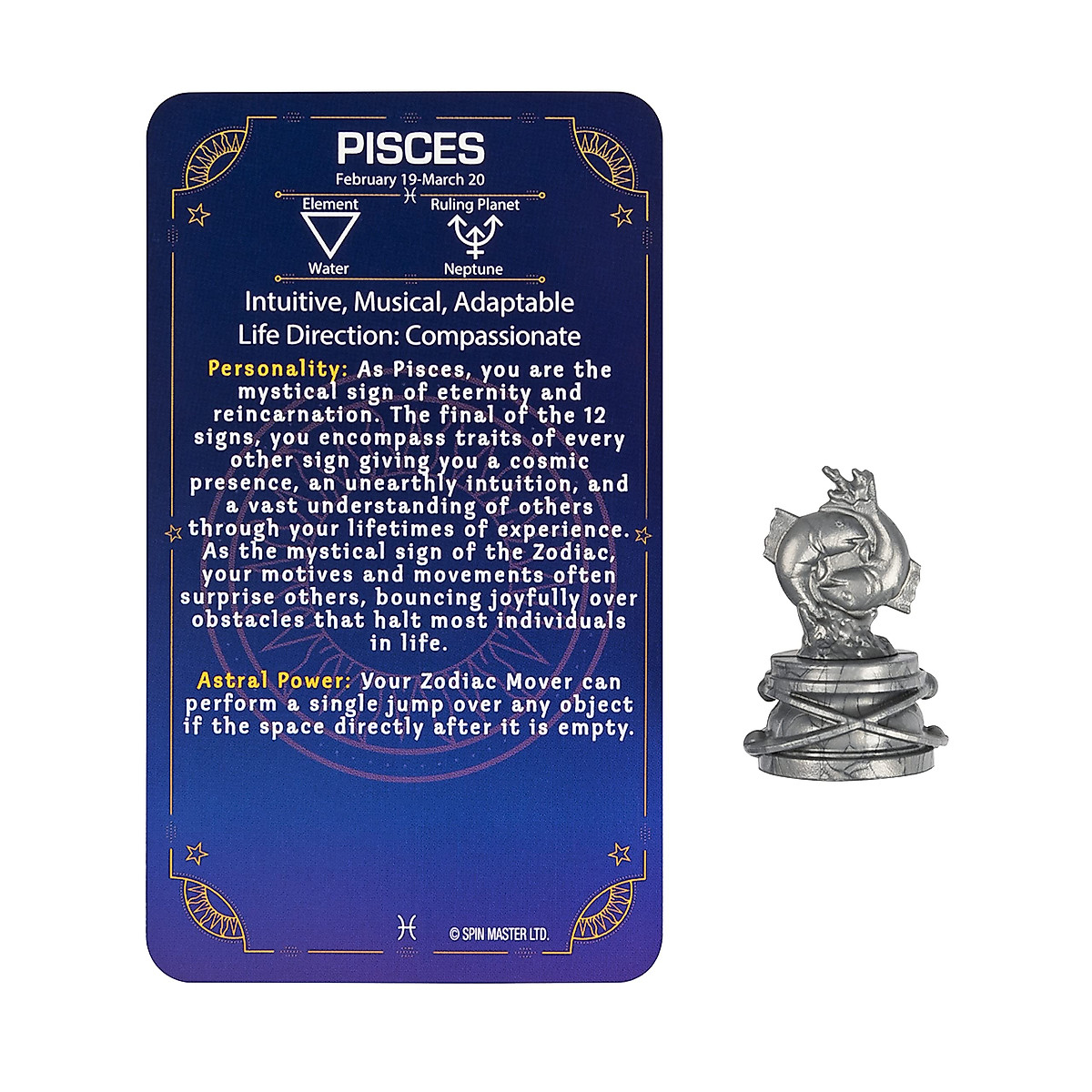 SPIN MASTER GAMES Spin Master Zodiac Clash, Strategic 3D Solar System Board Game, for 2 or 4 Players Aged 8 and Up