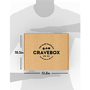CRAVEBOX Easter Snacks Box Variety Pack Care Package (50 Count) Treats Gift Basket Boxes Pack Adults Kids Grandkids Guys Girls Women Men Boyfriend Candy Birthday Cookies Chips Teenage Mix College Student Food Sampler Office