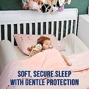 Primica Pack of 2 Bed Bumpers for Toddlers, 52 x 7 x 5 “ Toddler Bed Bumper, Foam Bed Rail for Toddlers, Hypoallergenic Crib Bumpers for Queen, King, and Twin Bed