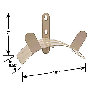 Liberty Garden Products 125-Feet of 5/8-Inch Tan Liberty 691-2 Basic Wall Mount Garden Hose Butler-Holds 125-F