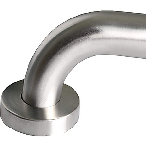 2 Pack 16 Inch Shower Grab Bar Satin Brushed Nickel, ZUEXT Stainless Steel Safety Grab Bar Handle, Bathroom Balance Bar, Safety Hand Rail Support - Handicap, Elderly, Injury, Senior Assist Bath Handle