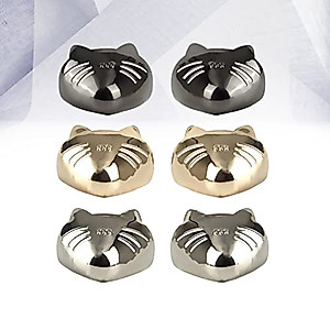 High Heel Chair Sole 3 Pairs Metal Shoes Pointed High Heel Tip Cap Cover Metal High Heel Pump Toe Cap Cover Pump Decorations Charms Repair Accessories Heel Protectors