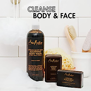 SheaMoisture Soothing Body Wash for Acne Treatment African Black Soap Paraben Free Body Wash ,13 Fl Oz (Pack of 1)